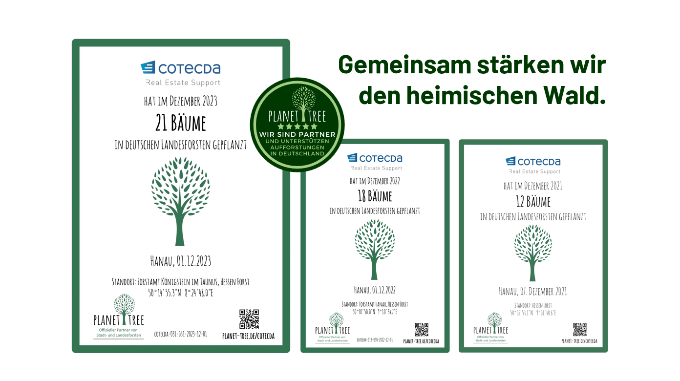 Cotecda ist Partner von Planet Tree - Cotecda